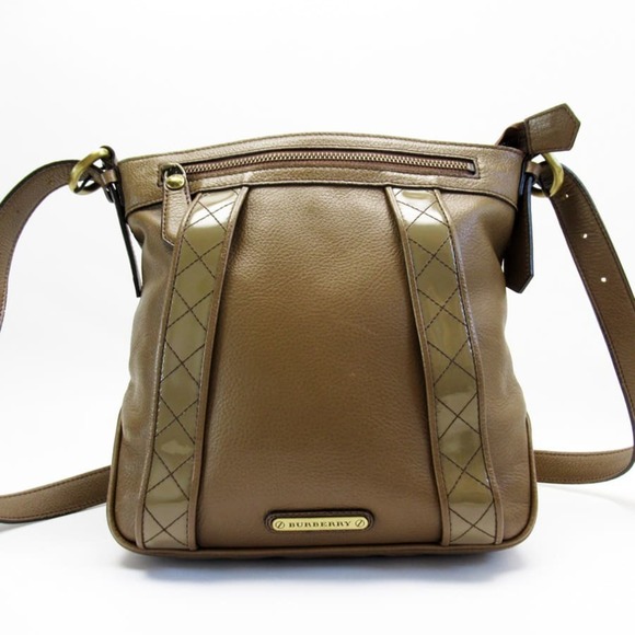 Burberry | Bags | Burberry Burberry Diagonal Shoulder Bag Brown Leather ...
